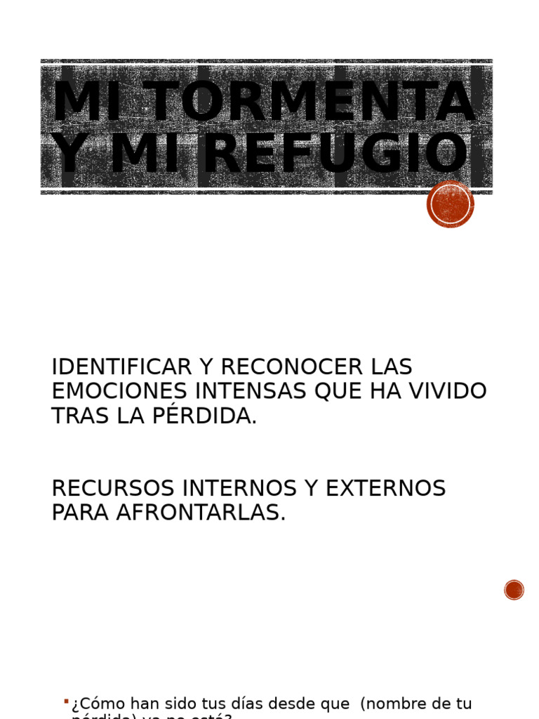 Actividad Primer Contacto Duelo | PDF