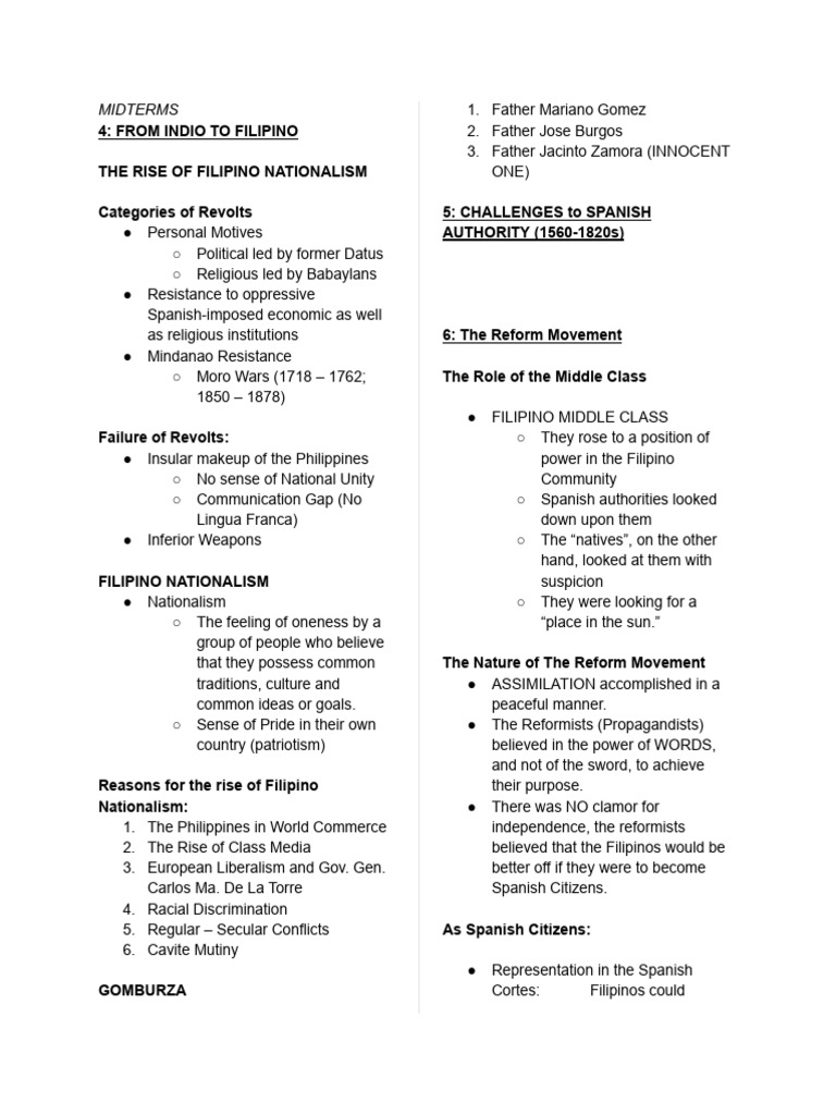 4: From Indio To Filipino | PDF | Philippines | Spanish East Indies