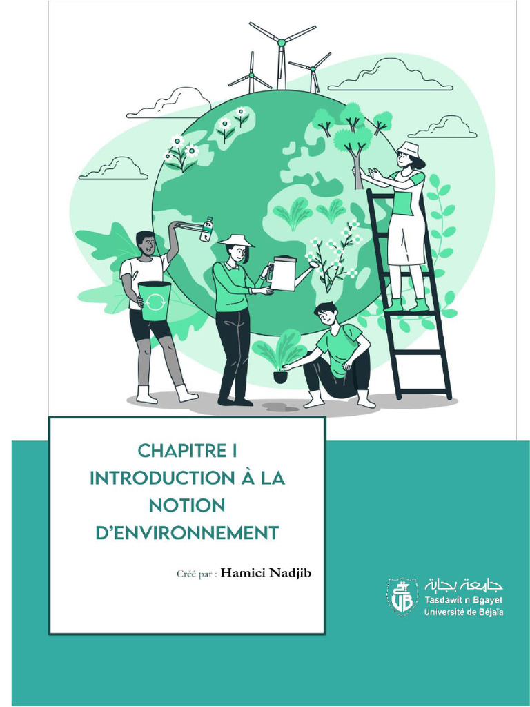Chapitre 1 - Introduction À La Notion Denvironnement | PDF