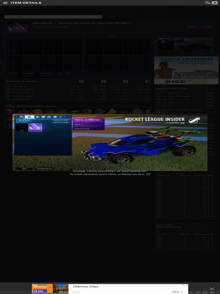 Tidal Stream On PSN Rocket League Insider | PDF