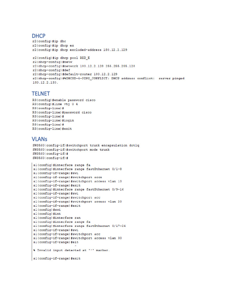 Lista de Comandos | PDF