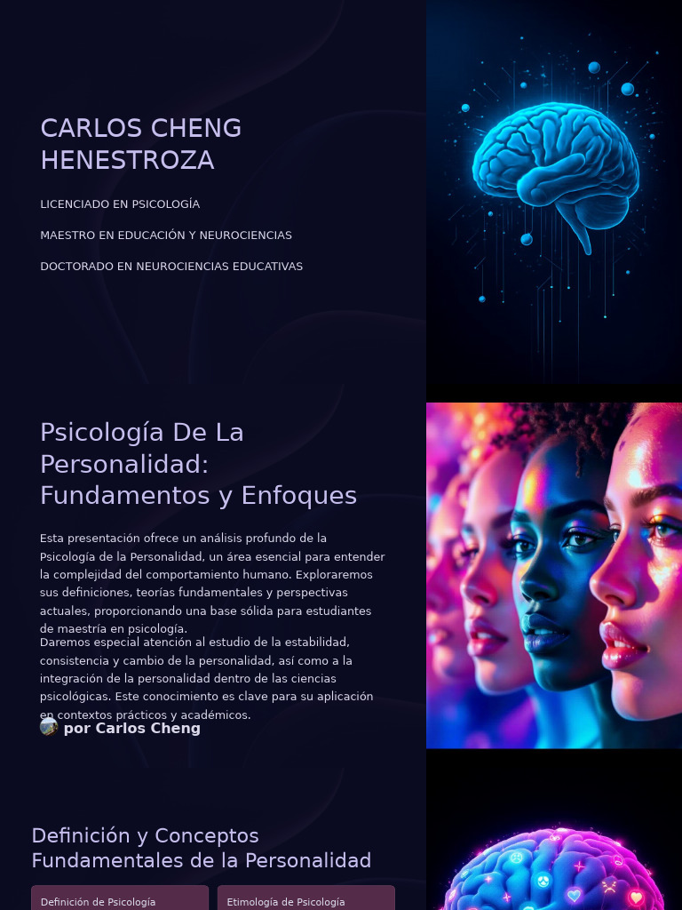 CARLOS CHENG HENESTROZA Psicología de la personalidad Maestria-en ...