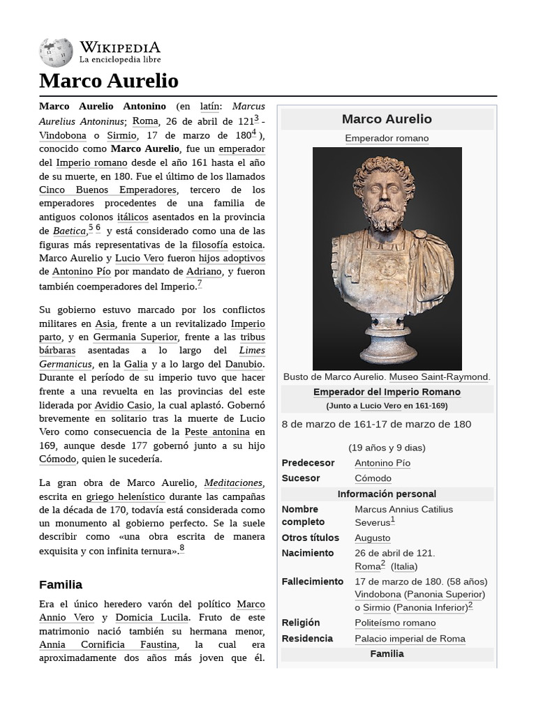 Marco Aurelio | PDF | Marco Aurelio | Roma antigua