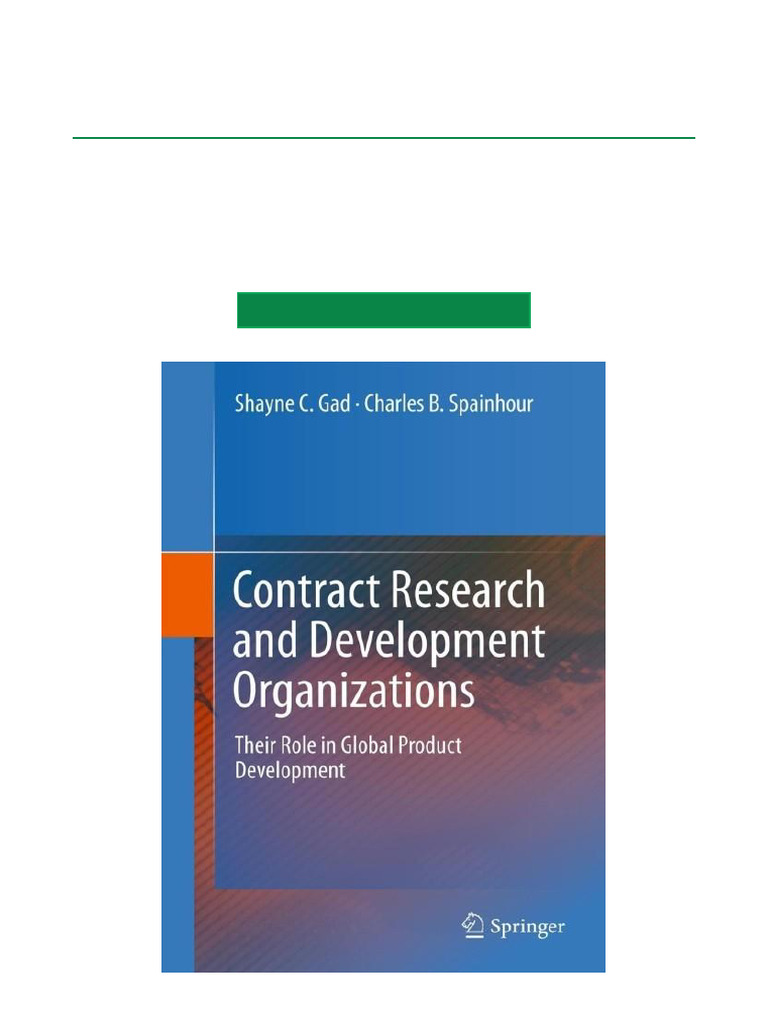 Contract Research and Development Organizations Their Role in Global ...