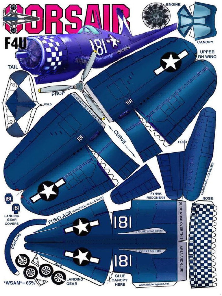 Uss ww2 Papercraft | PDF