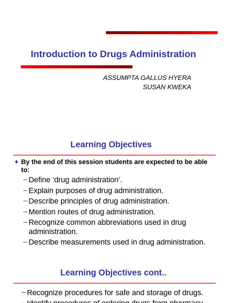 5.7.3 Administering Medication To The Patient Intro-1 | PDF | Medical ...