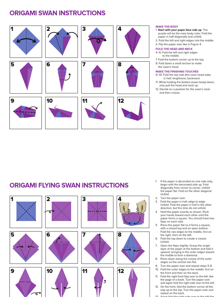 Origami Instructions | PDF | Origami