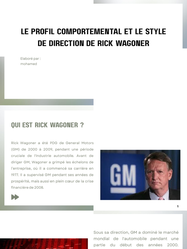 Rick Wagoner | PDF