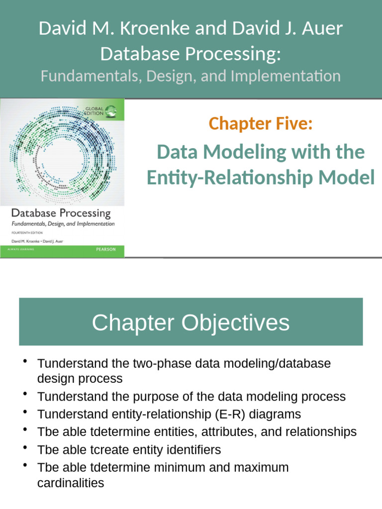 DBMS 09 Entity - Relationship - Model | PDF | Databases | Data Model