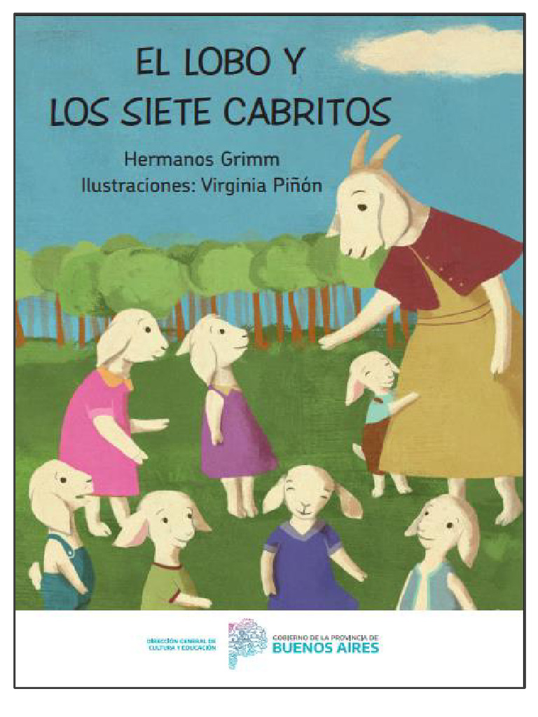 Cuento El Lobo y Los 7 Cabritos | PDF