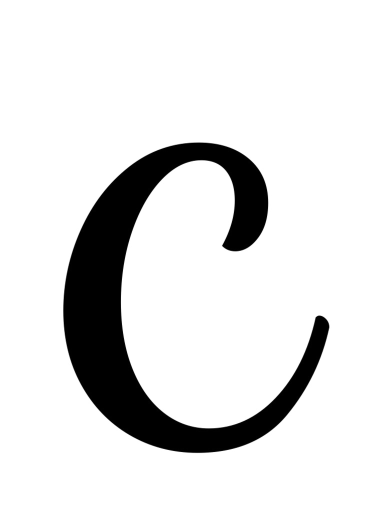 C Mayúscula Fuente Baguet Script | PDF