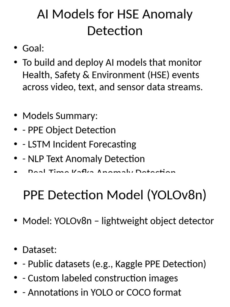 HSE AI Model Deck | PDF