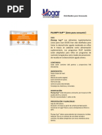 FICHA TECNICA Plumpynut | PDF | Nutrición | Dieta y nutrición