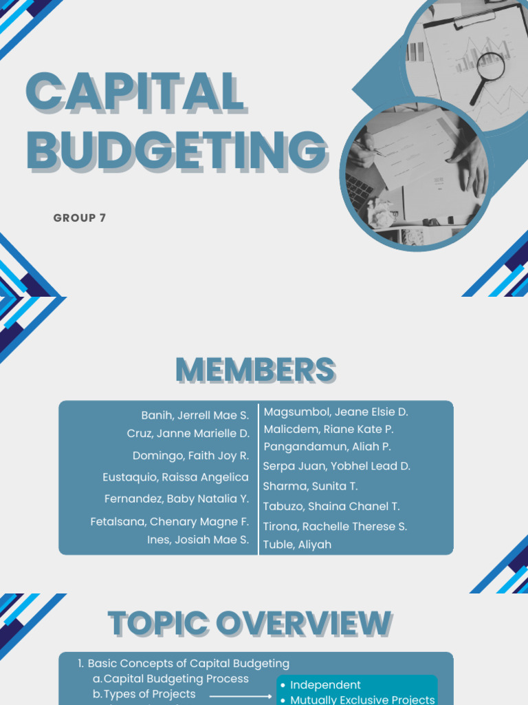 Group 7 Capital Budgeting | PDF | Capital Budgeting | Net Present Value
