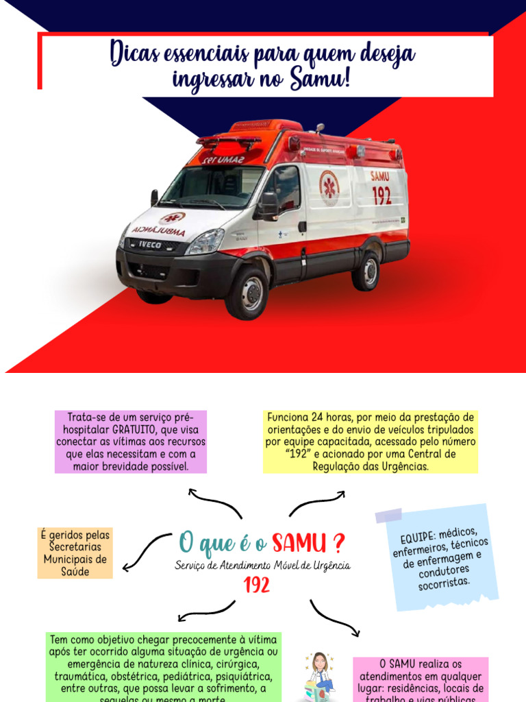 Bonus Dicas para Ingressar No Samu | PDF | Enfermagem | Paramédico