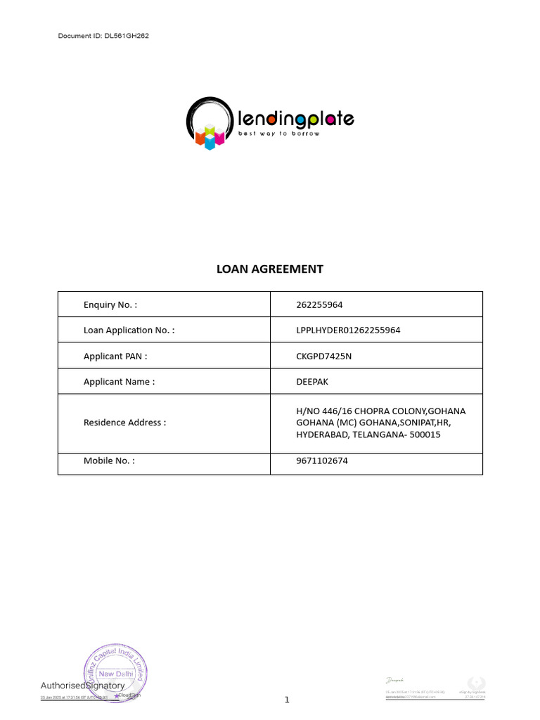 Lendingplate 6794d28c87c8a812b6c704e4 | PDF | Loans | Interest