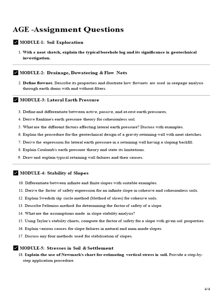 Age Assignment Questions | PDF