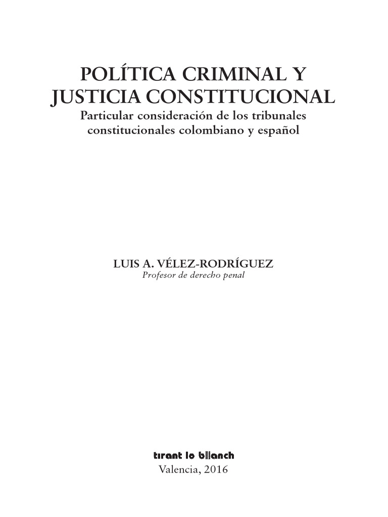 Pol Crim Vélez-compressed | PDF | Crímenes | Crimen y violencia