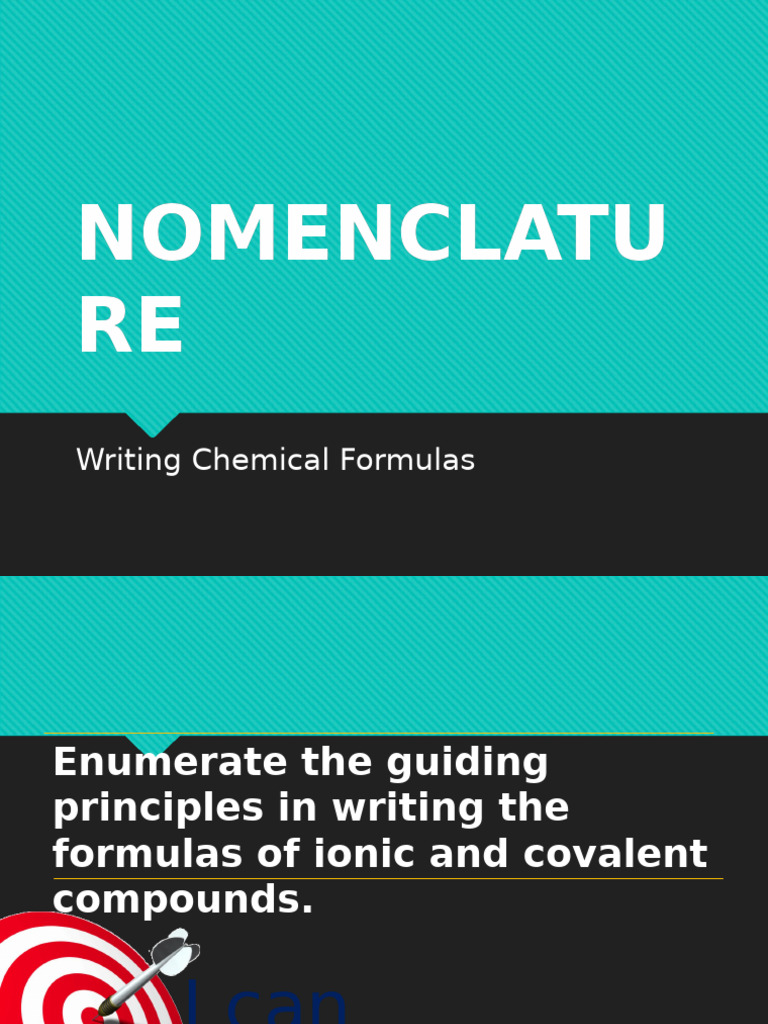 Naming Compounds Chemistry | PDF | Chemical Compounds | Chemistry