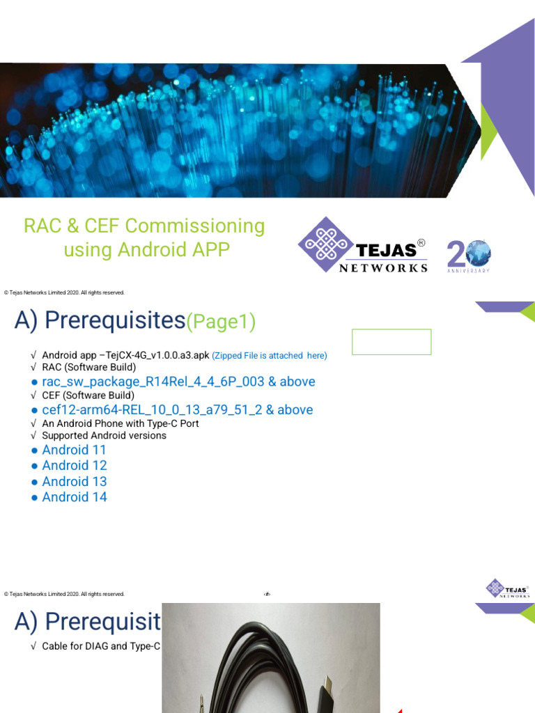 RAC & CEF Commissioning via Android App | PDF | Computing Platforms ...