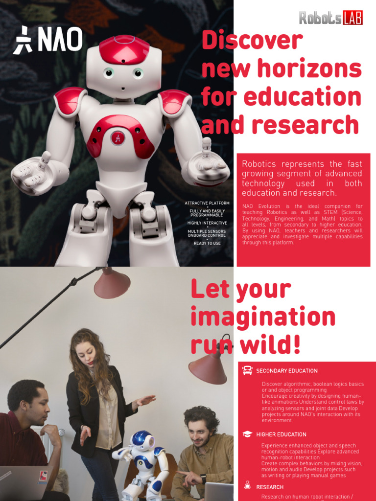 RobotLAB Discover New Horizons For Education and Research | PDF | Robotics | Computing