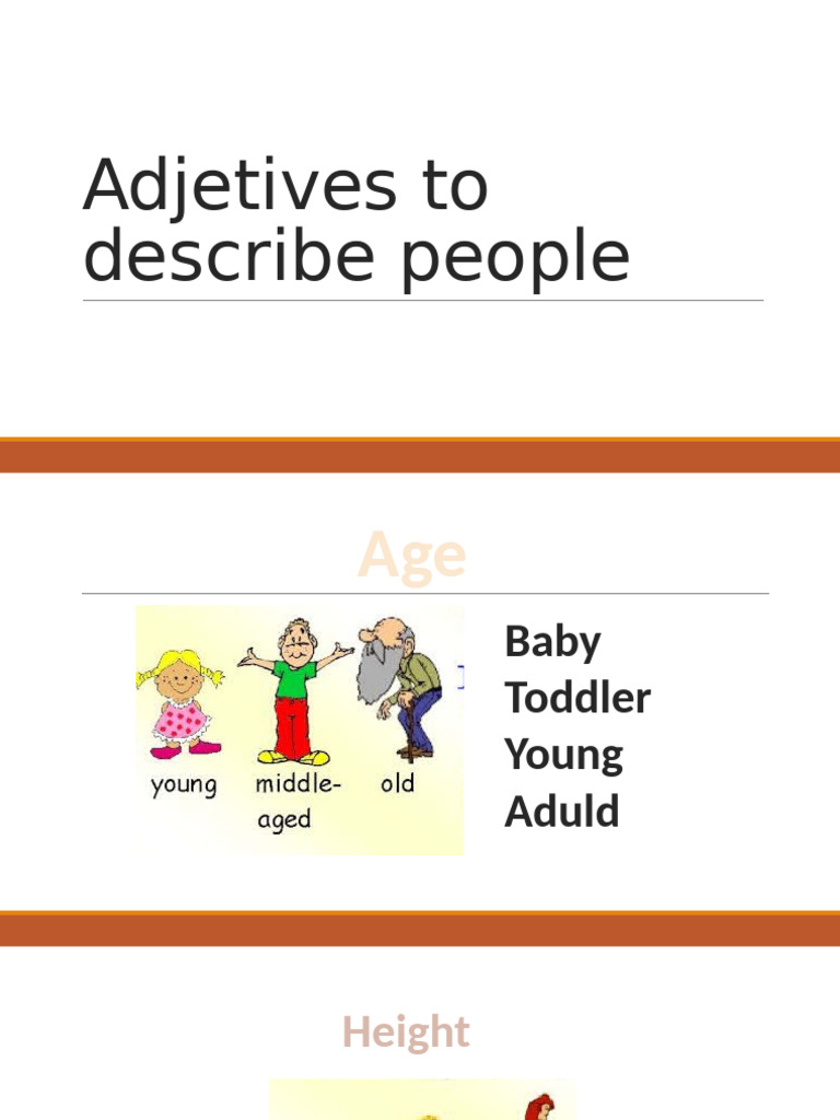 Adjetives To Describe People | PDF