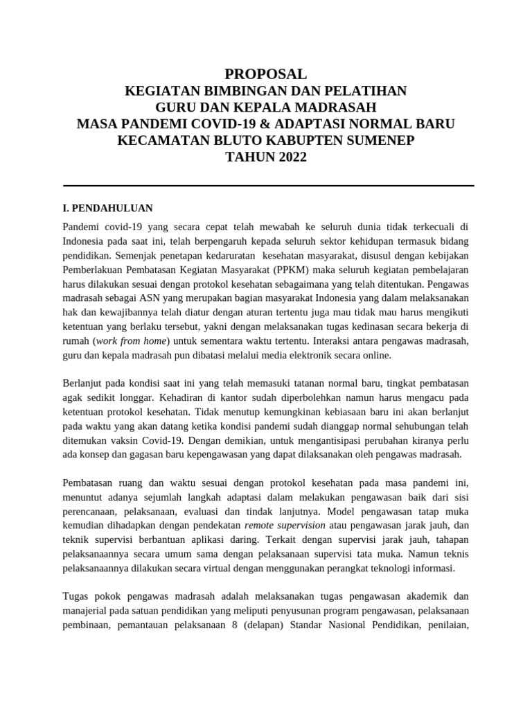 3.0 Proposal Bimlat - FIX | PDF