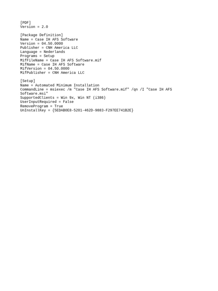 Case IH AFS Software | PDF