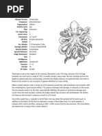 Giant Octopus - 5e SRD | PDF
