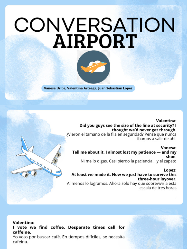 Conversación en el Aeropuerto | PDF