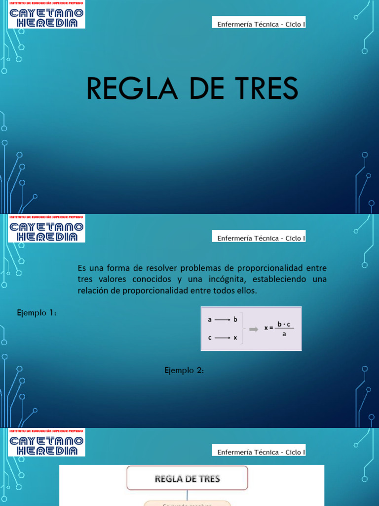 Ejemplos de Regla de Tres Simple | PDF