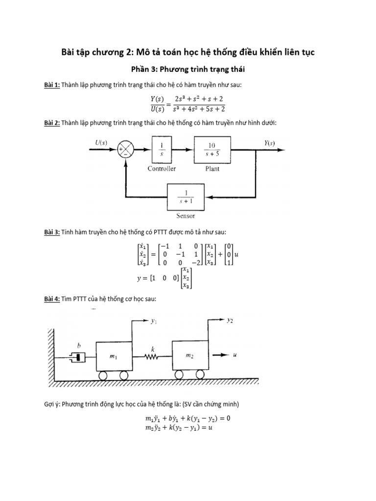 Bài Tập Chương 2 - PTTT | PDF