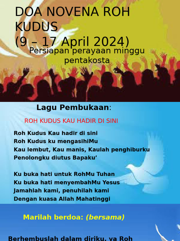 Doa Novena Roh Kudus | PDF