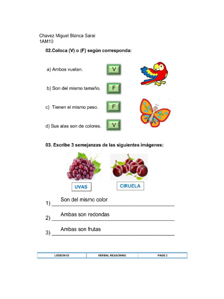 Ejerc. Hab. Básicas - Tarea | PDF
