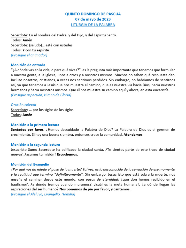 19 Monición TP5 | PDF