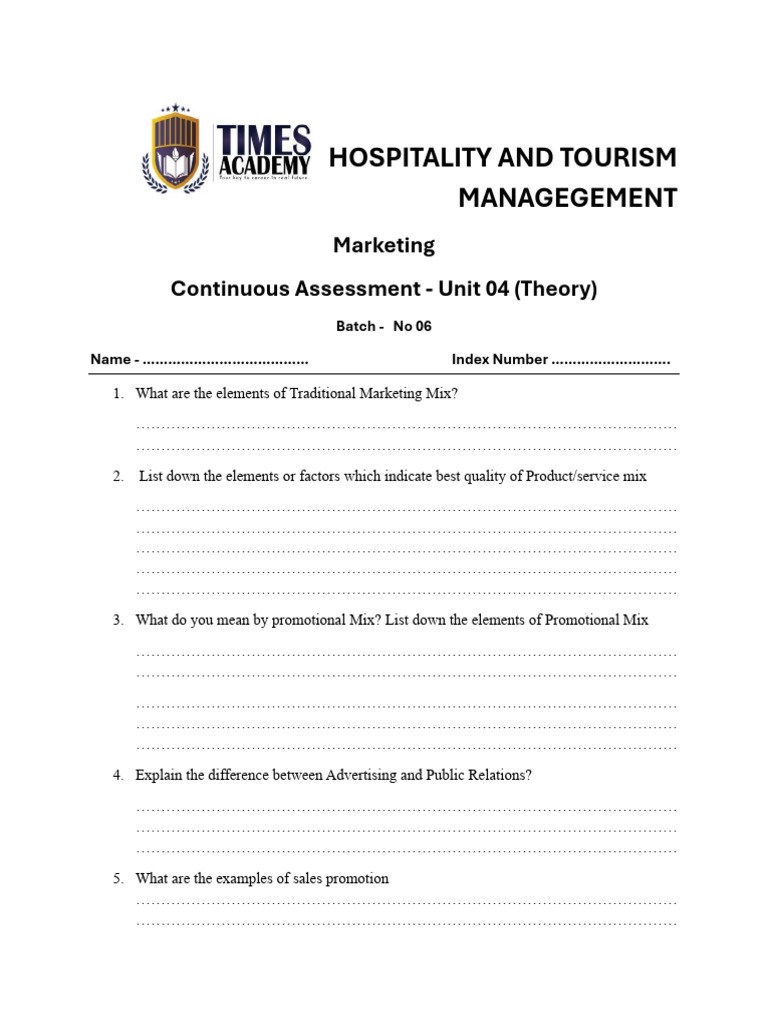 Marketing Unit 4 Theory | PDF