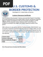U.S. Customs Form: CBP Form 301 - Customs Bond | PDF | U.S. Customs And ...