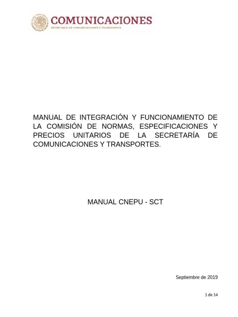 Manual CNEPU SCT Versión 3 | PDF | México | Gobierno