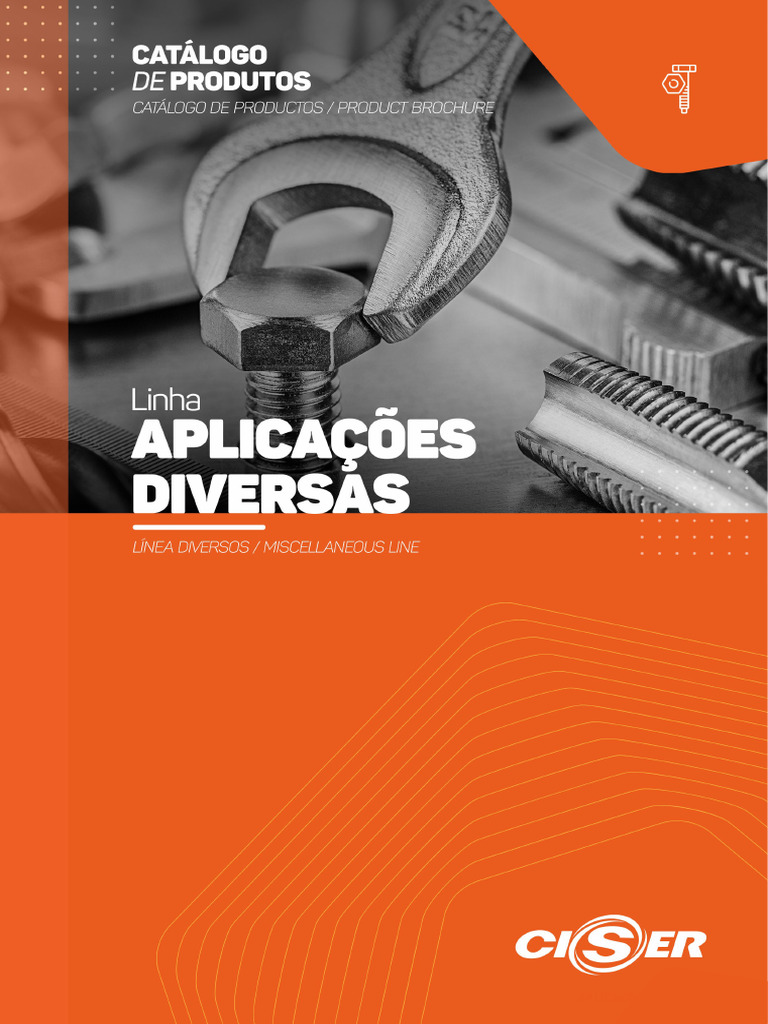 ciser-catalogo-linha-aplicacoes-diversas | PDF | Parafuso | Metalurgia