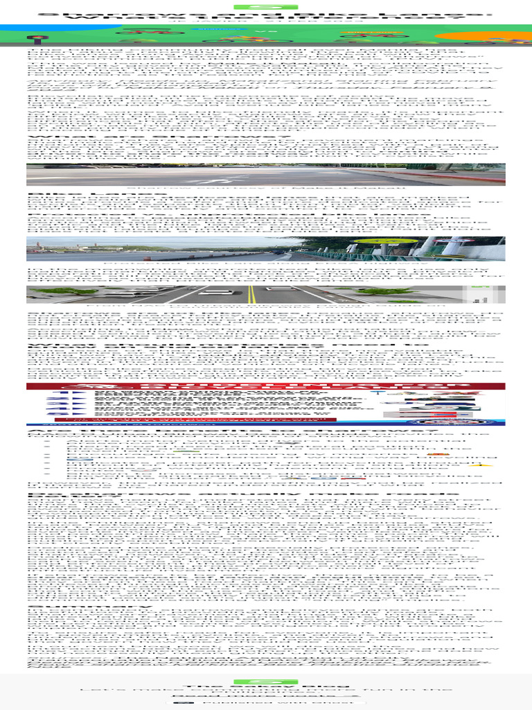 Sharrows and Bike Lanes What's The Difference | PDF | Cycling ...