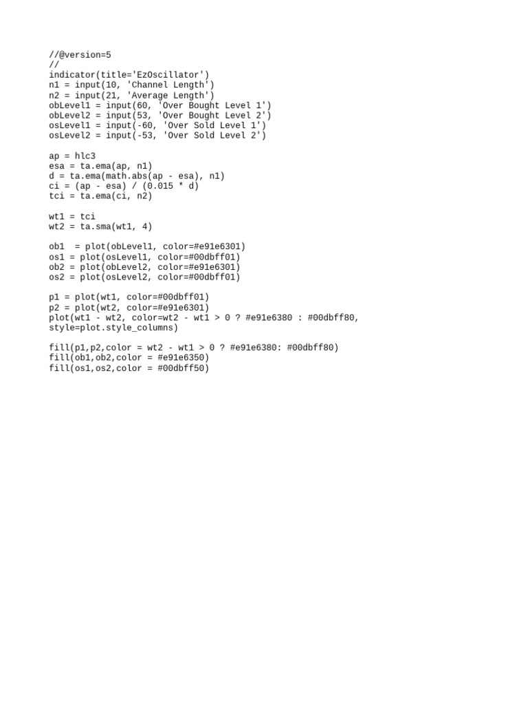Ez Oscillator | PDF