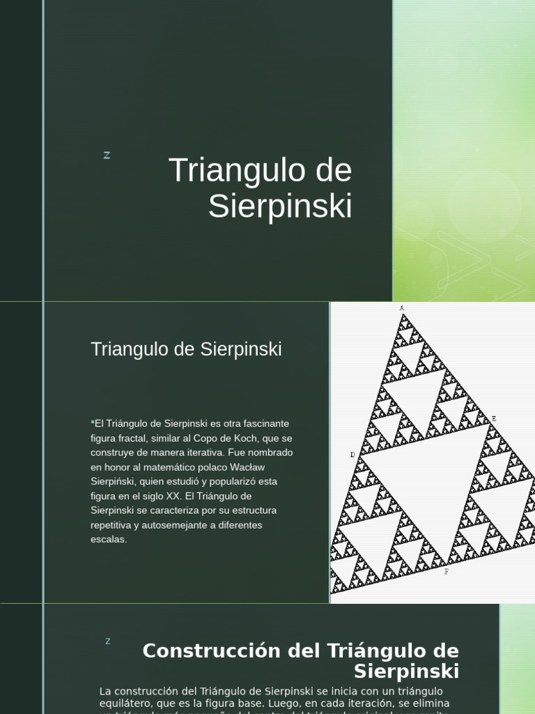 Triangulo de Sierpinski - Dyba | PDF | Fractal | Matemáticas