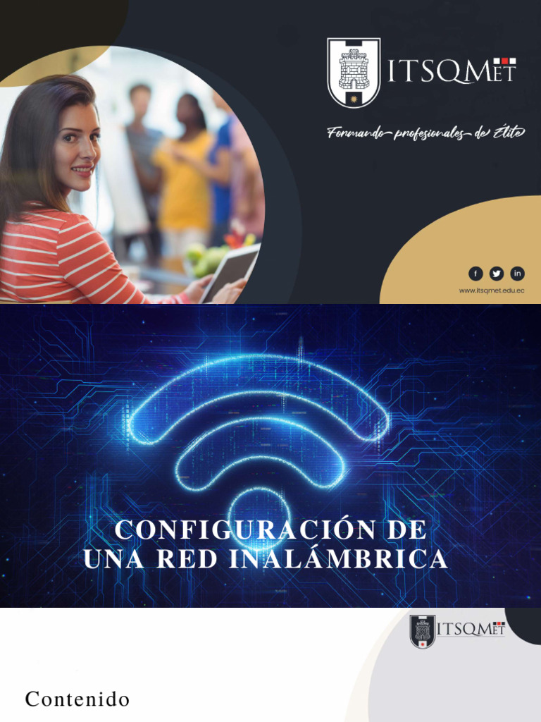 5 y 6 Configuracion de Red Inalambrica y Metodos de Transmision | PDF | Punto de acceso ...