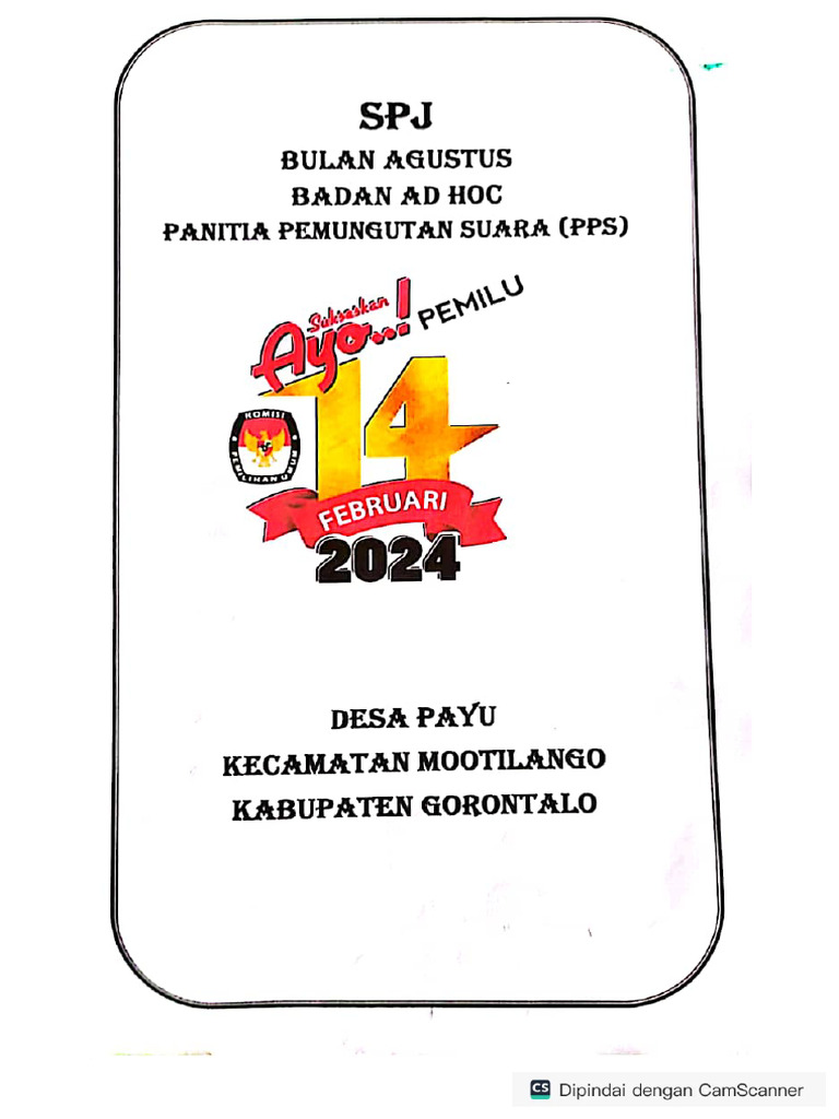 SPJ Bulan Agustus Tahun 2023 | PDF