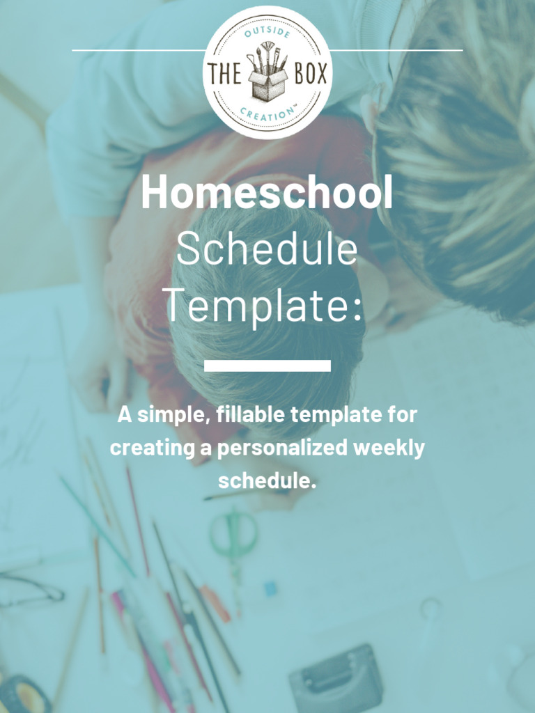 Your Homeschool Schedule Template | PDF