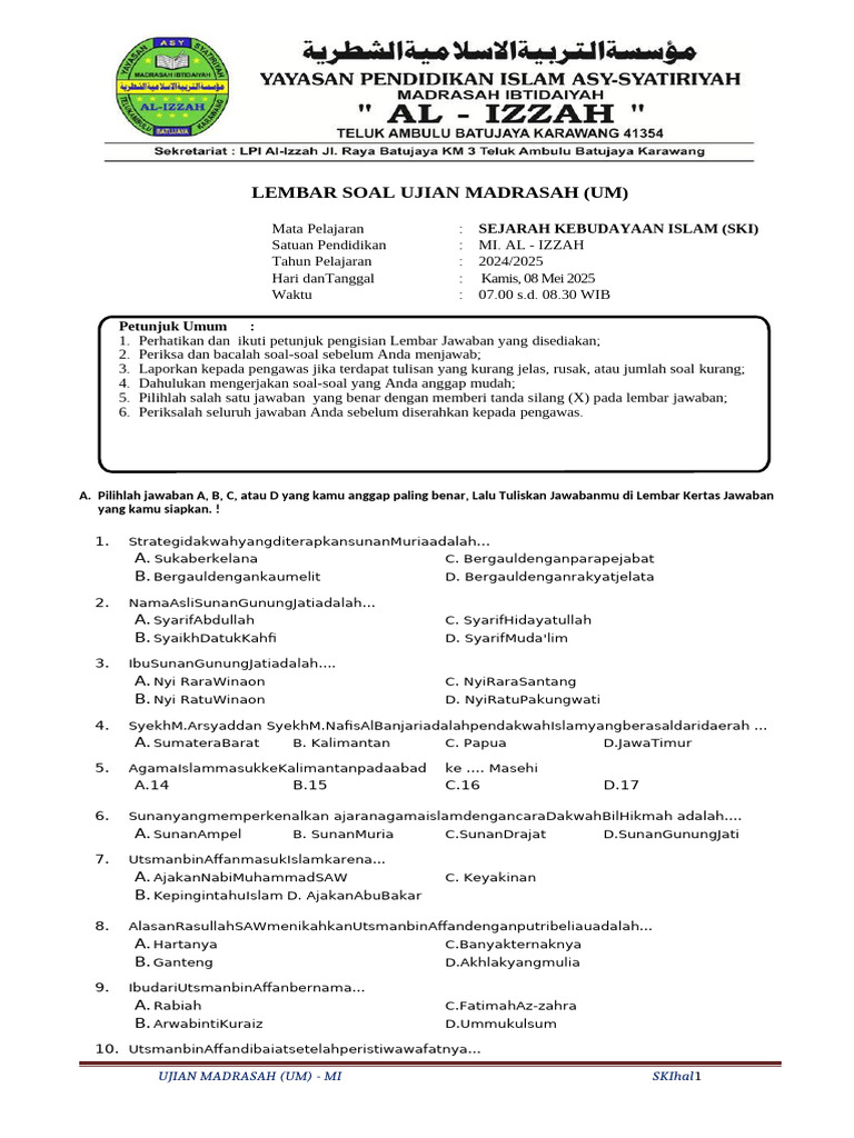 4._SOAL_UM_SKI_NASIM[1] | PDF