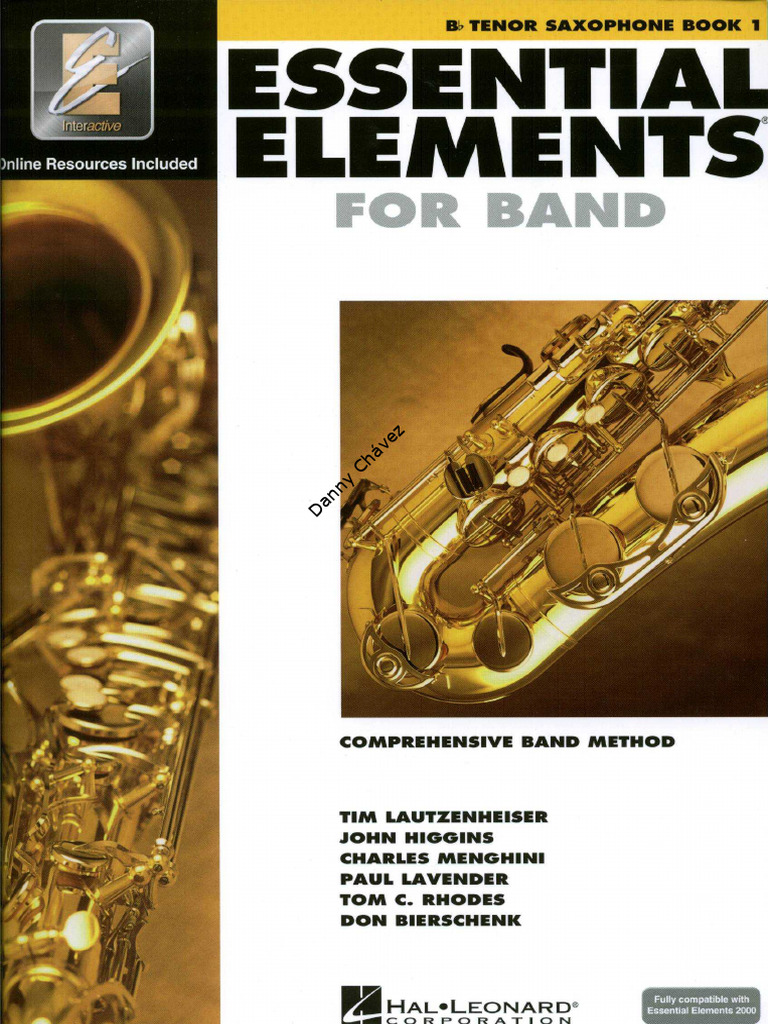 Essential Elements BB Tenor Saxophone Book 1 | PDF