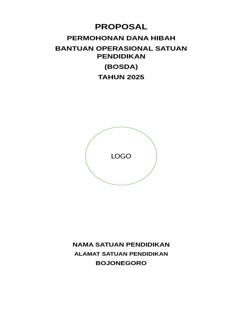 Proposal Hibah Bosda 2025 - Oke | PDF