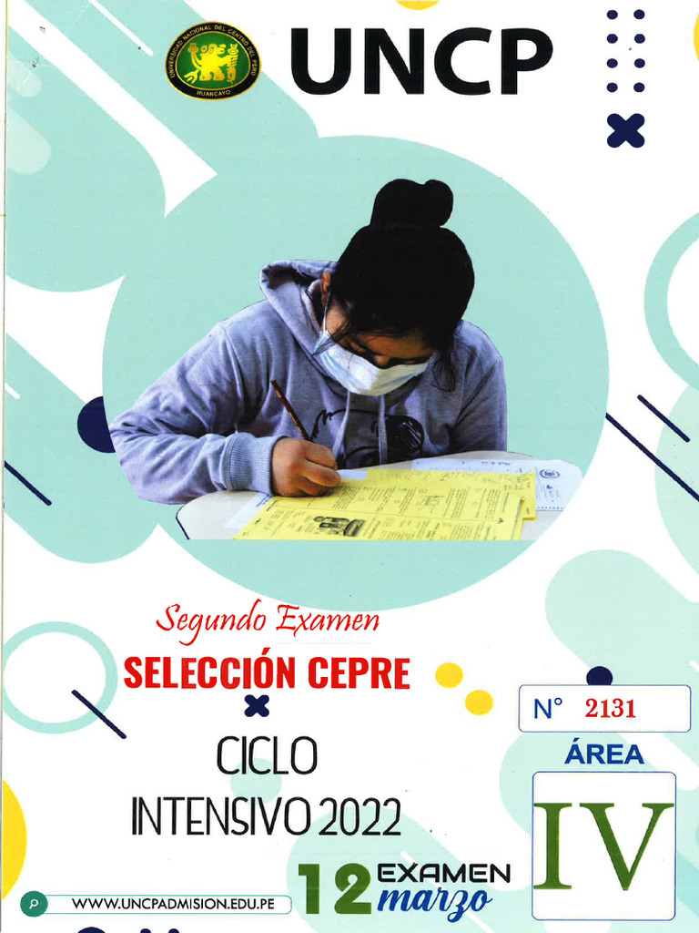 Área Iv - 2do Ex-Cepre 2022 | PDF