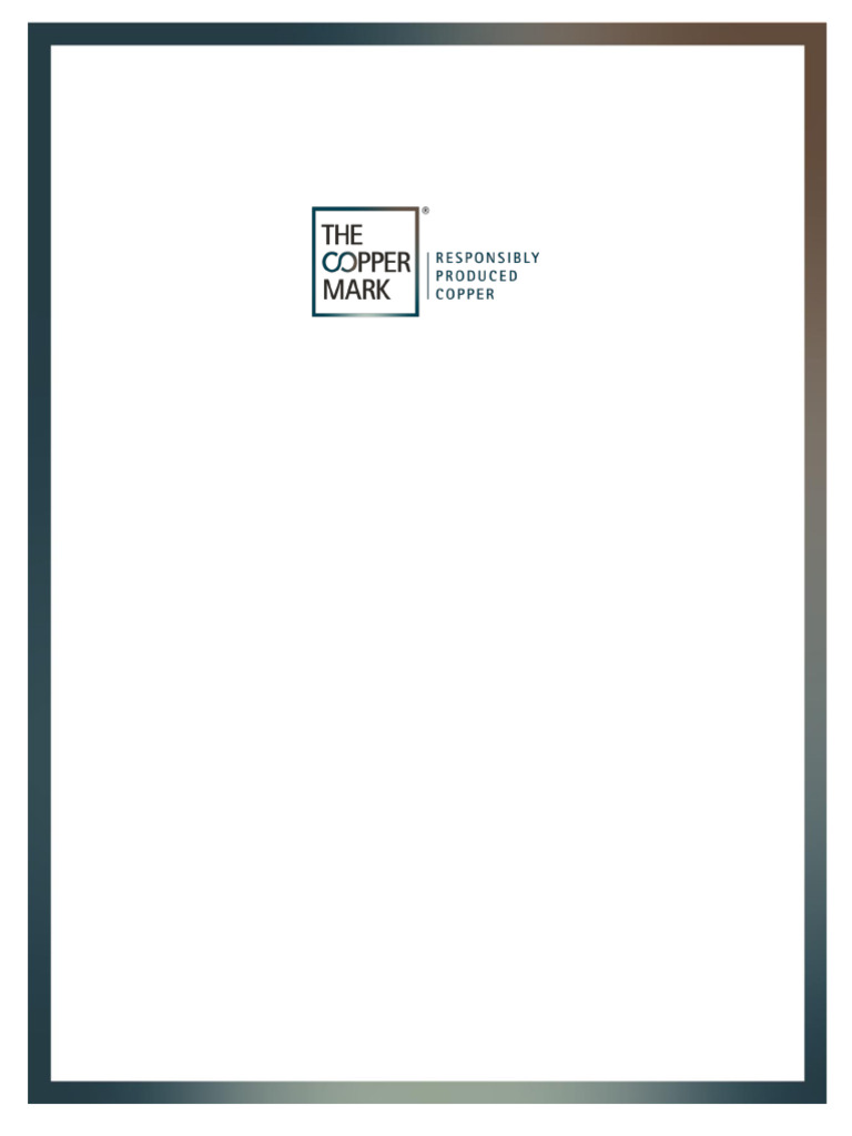 CopperMark AP AssuranceProcess 2024-06-04 v5.1 | PDF | Risk | Mining